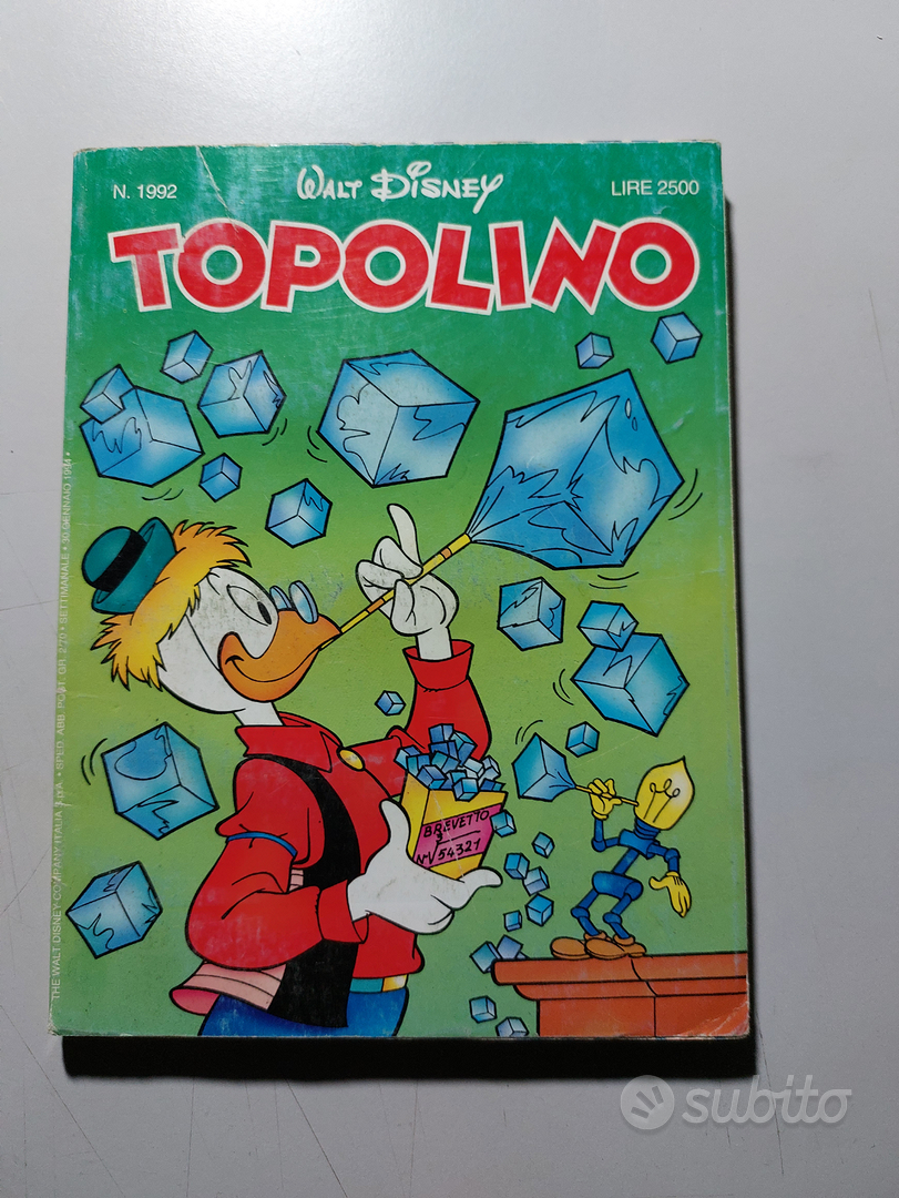 Fumetto Disney, TOPOLINO n. 1992 - Collezionismo In vendita a Torino