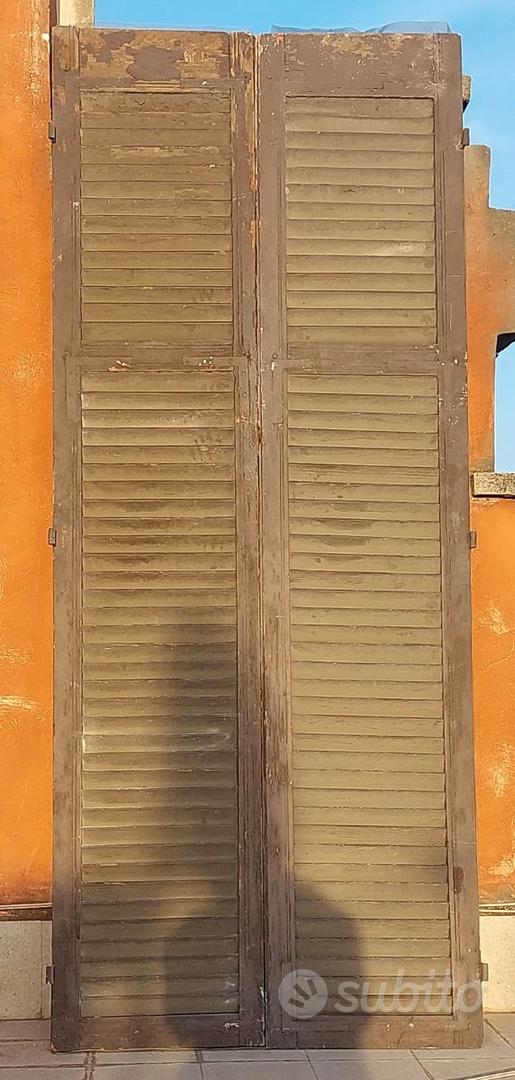 Coppia persiane in legno primi 900 x portafinestra - Arredamento e ...