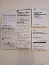Registratore a micro-cassette di Sony mod.M-560V - Audio/Video In ...