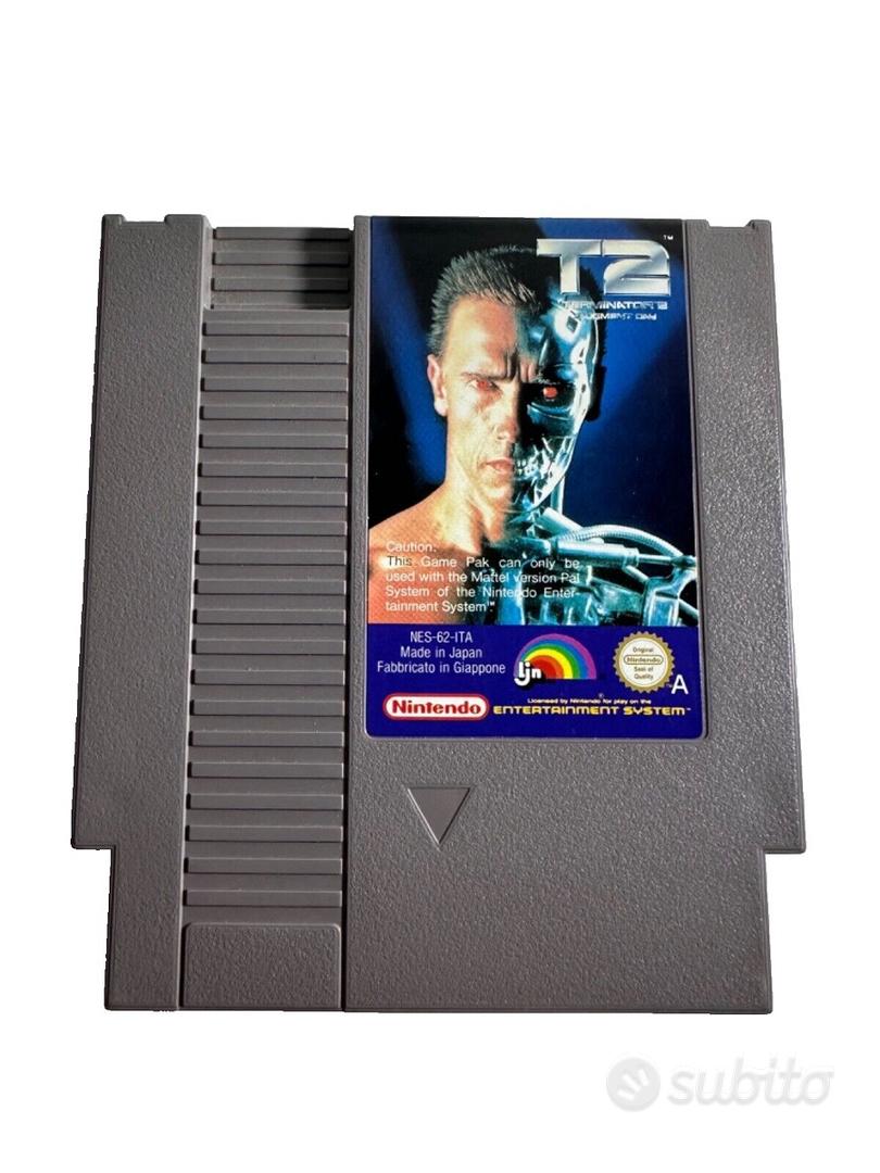 TERMINATOR 2 NINTENDO NES 8 BIT PAL TESTATO CARTUC - Collezionismo In ...