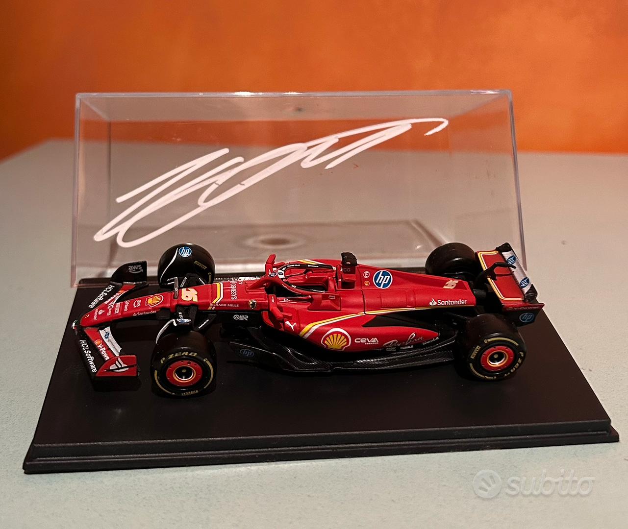 Modellino ferrari autografato leclerc - Collezionismo In vendita a Modena