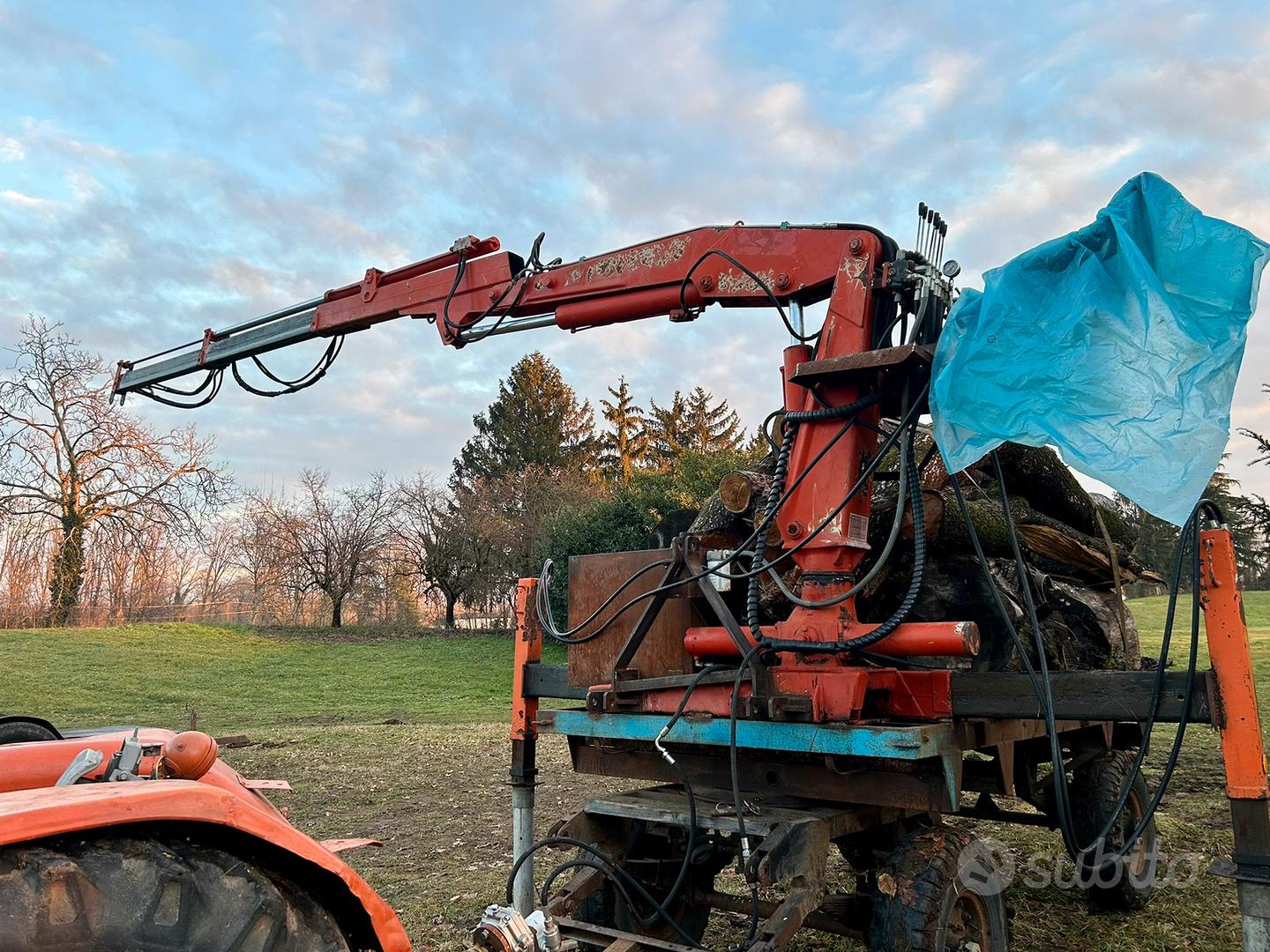 Gru carro rimorchio forestale Ferrari 4500 S2 - Veicoli commerciali In ...