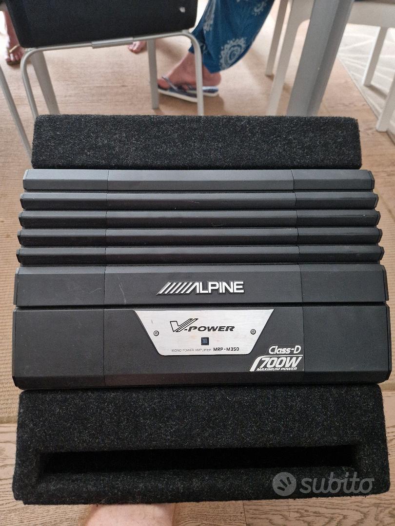 Alpine Amplificatore mrp-m350 + sub - Audio/Video In vendita a Como