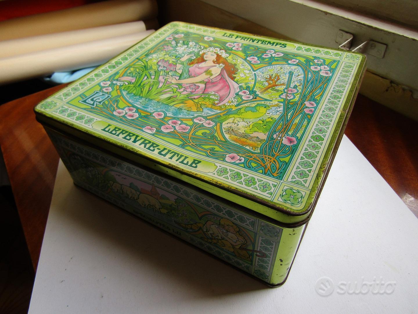 scatola latta biscotti LU vintage - Collezionismo In vendita a Bologna