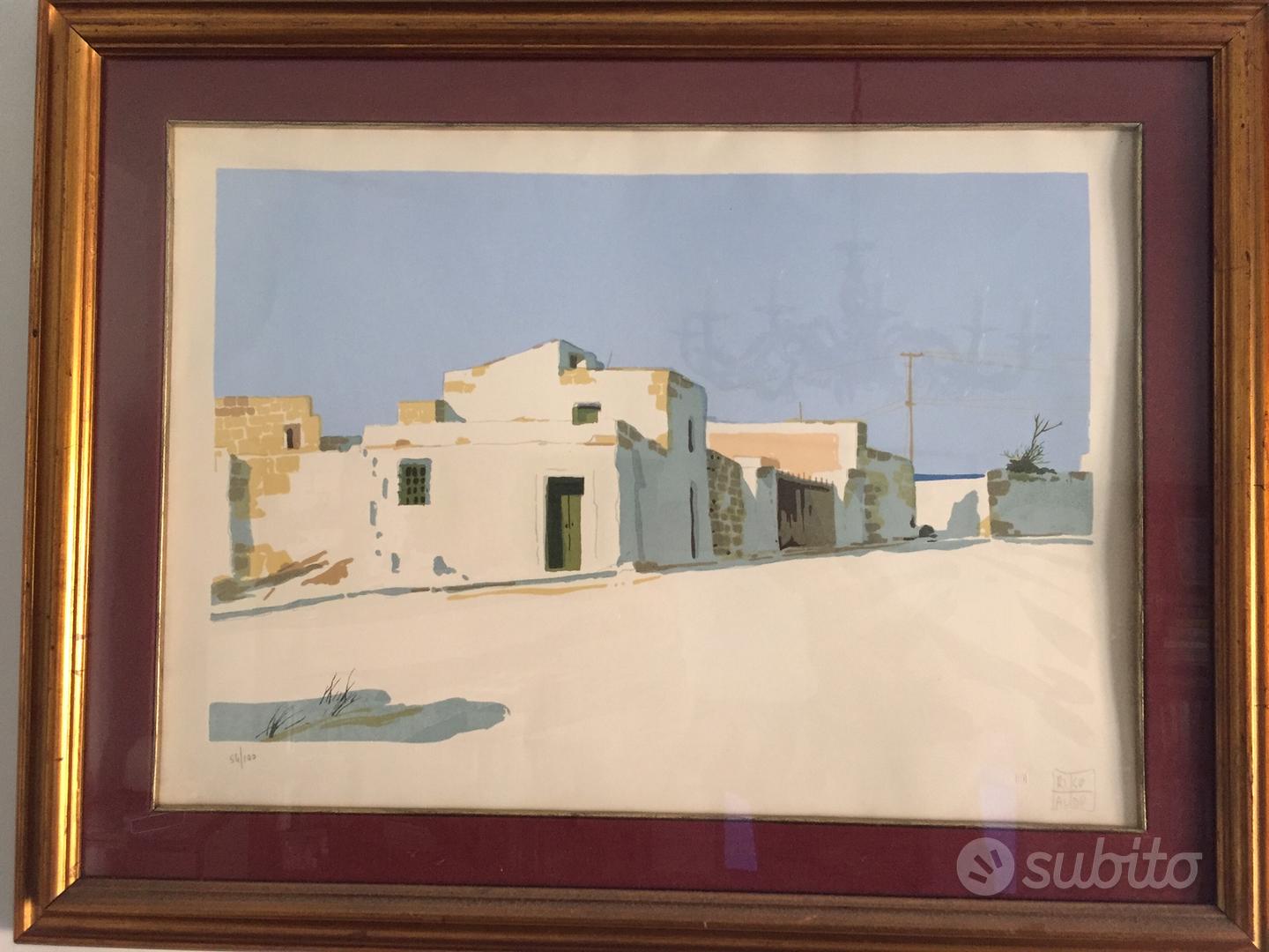 Quadro Aldo Riso - Collezionismo In vendita a Roma