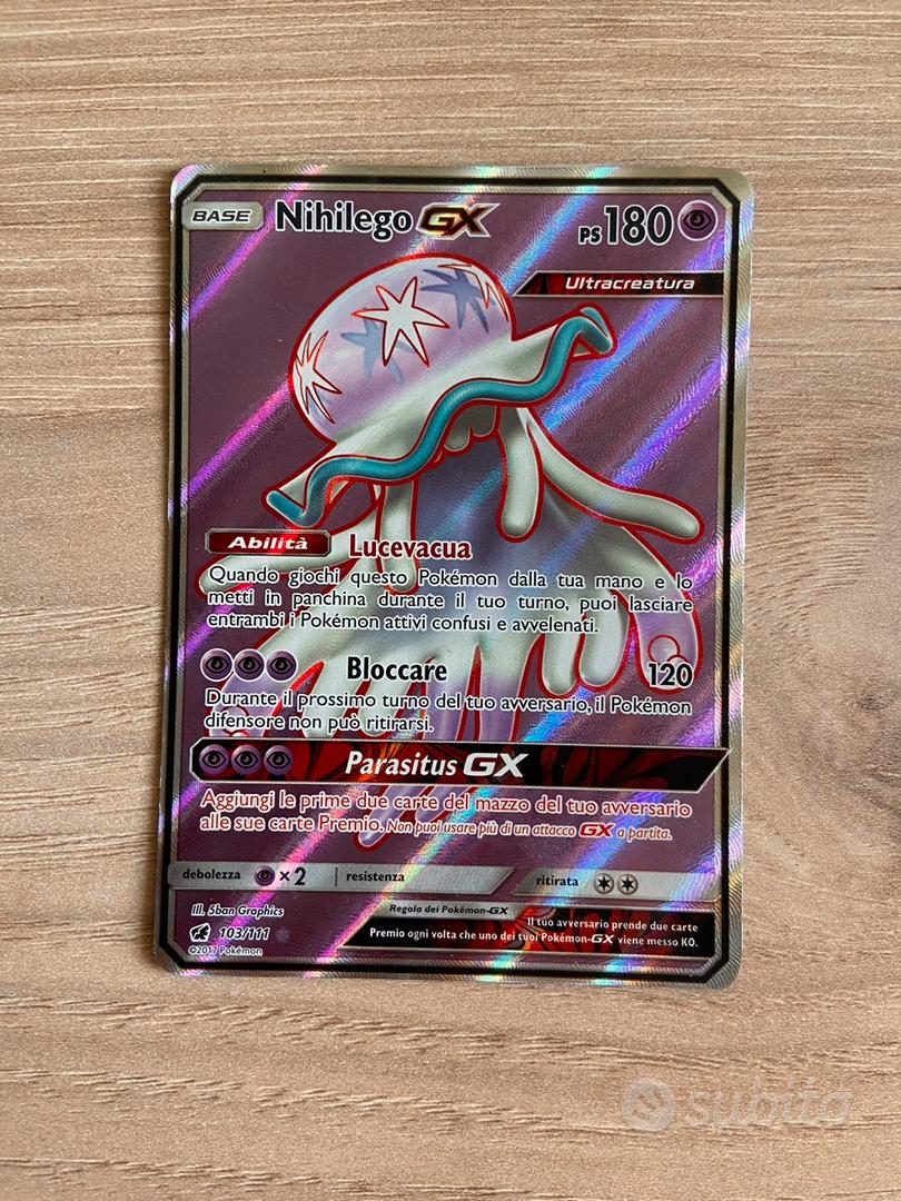 Carta Pokémon Nihlego Gx Collezionismo In Vendita A Milano