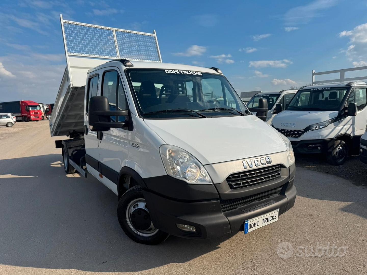 Subito - DOMITRUCKS - Iveco daily 35 c 15 doppia cabina ribaltabile ...