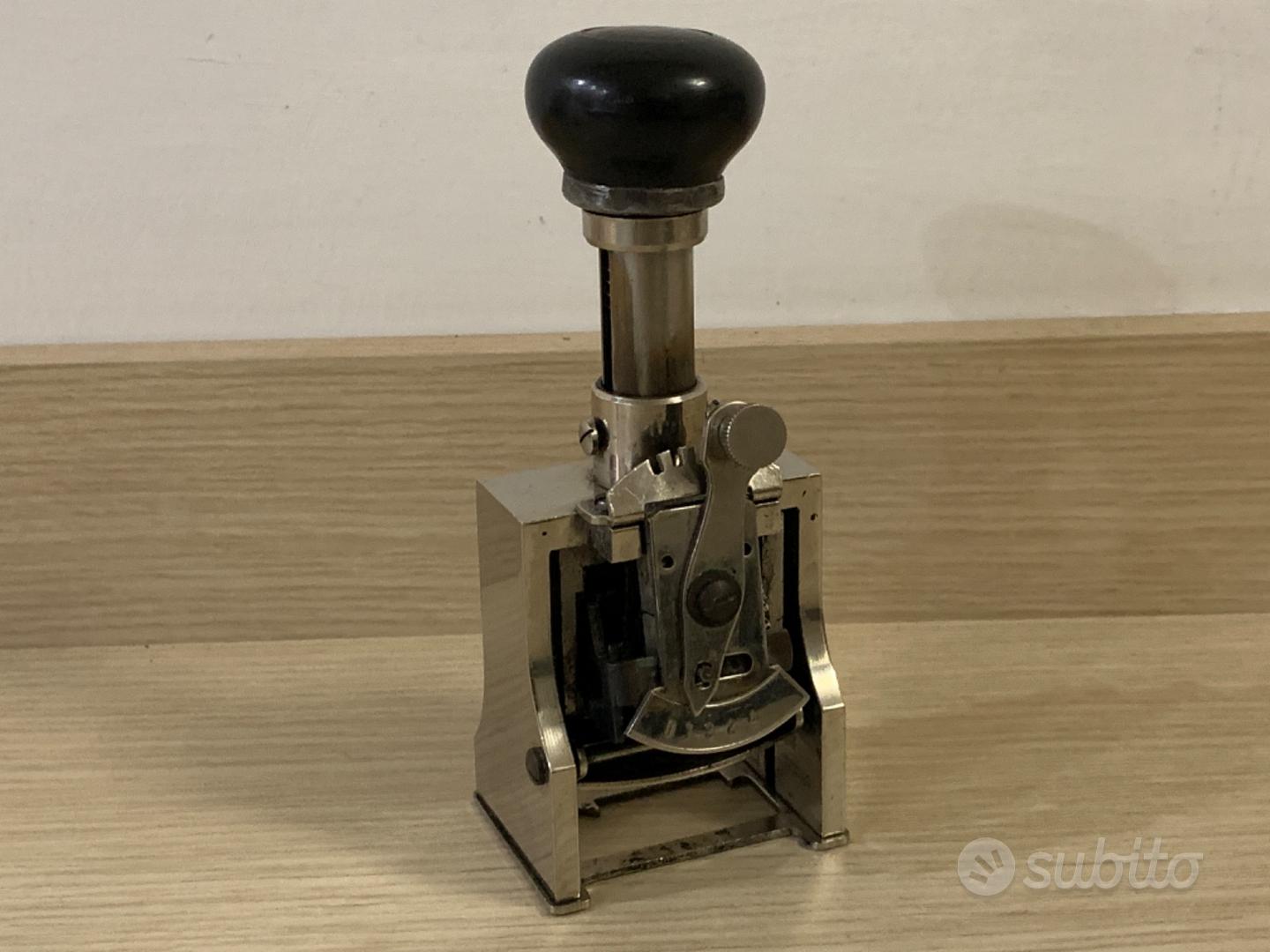 Timbro numeratore VINTAGE ANNI '50 - Collezionismo In vendita a Modena
