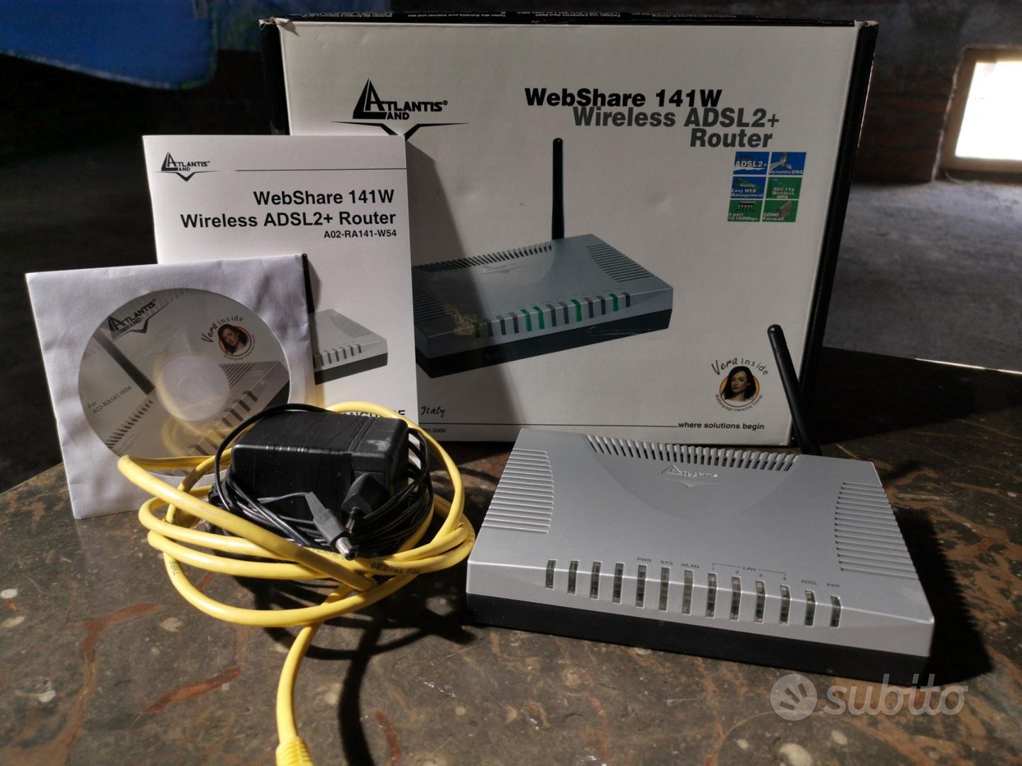 Modem Router Atlantis Webshare 141W - Informatica In vendita a Como