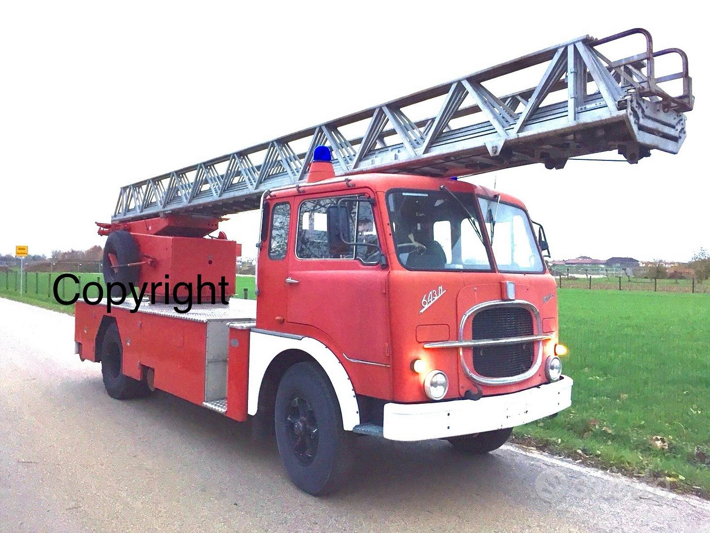 Fiat 643 N AUTOSCALA MACCHI vigili del fuoco - Veicoli commerciali In ...
