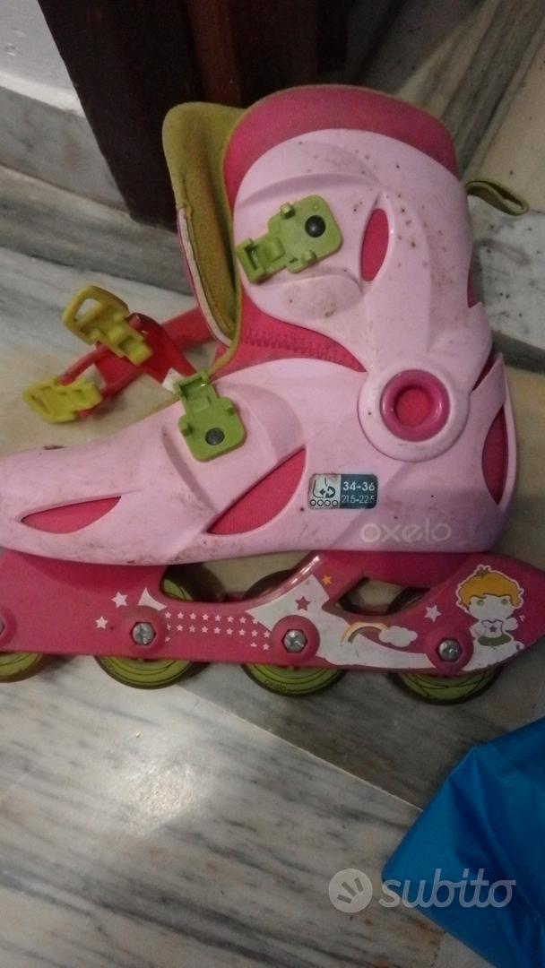 Pattini bambina Oxelo protezioni caschetto - Sports In vendita a Roma