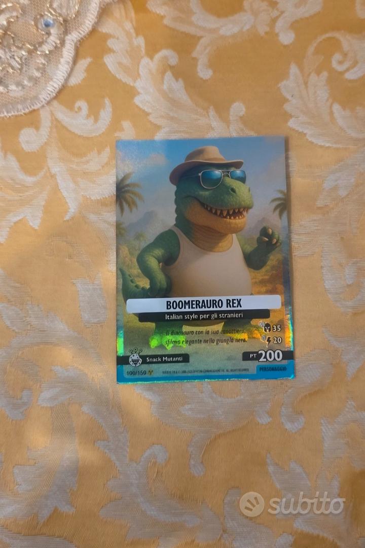carta italian Brainrot boomreauro rex - Collezionismo In vendita a Napoli