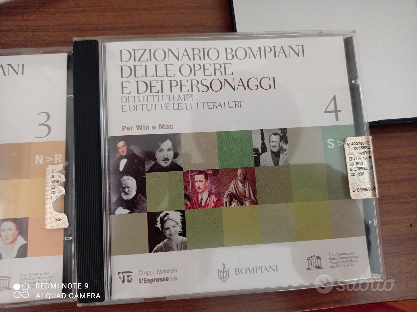 Dizionario Bompiani Opere e Personaggi DVD - Libri e Riviste In vendita ...