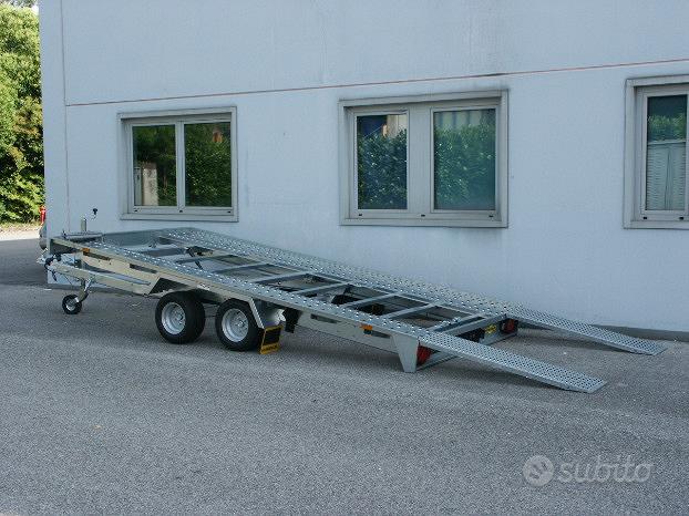 Carrello trasporto auto e cose doppio asse PRONTO - Accessori Auto In ...