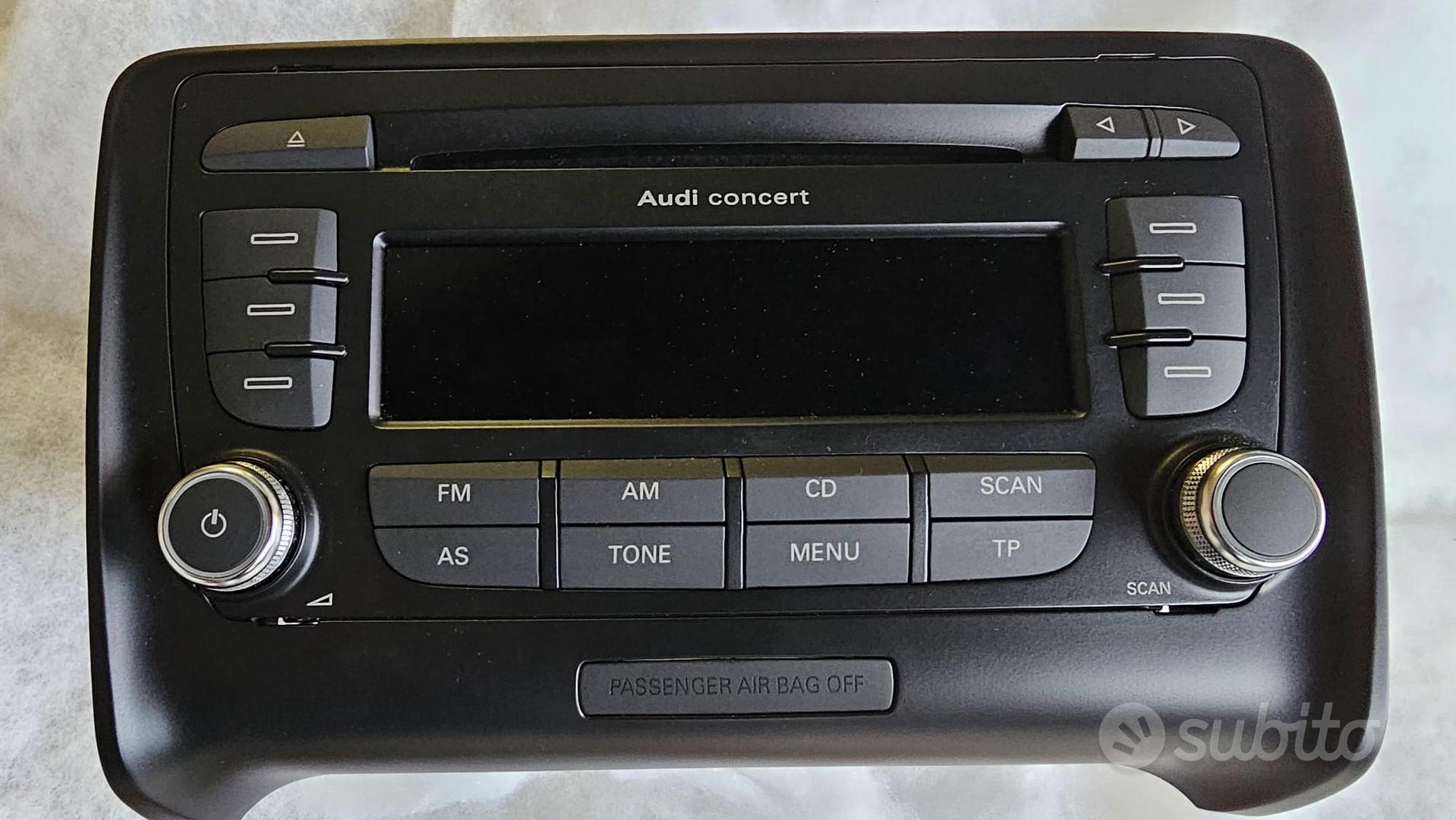 Autoradio AUDI CONCERT originale A3 TT 8J - Accessori Auto In vendita a Milano
