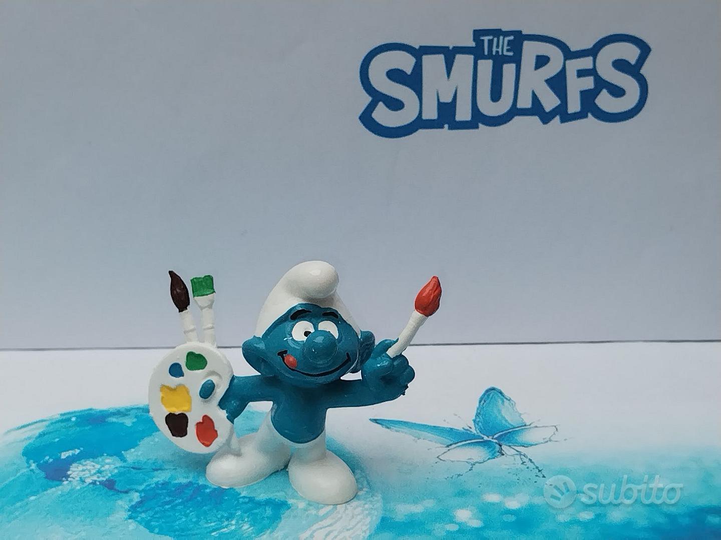 Puffi Puffo Pittore 20089 Artist Pennello Variante - Collezionismo In ...