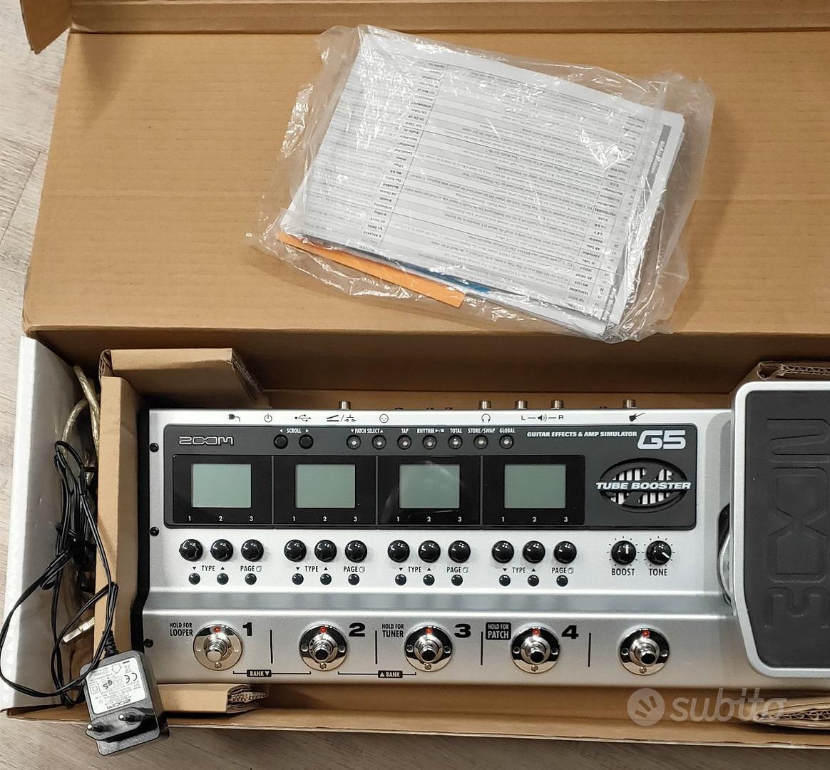 Pedaliera per chitarra ZOOM G5 - Strumenti Musicali In vendita a Pescara
