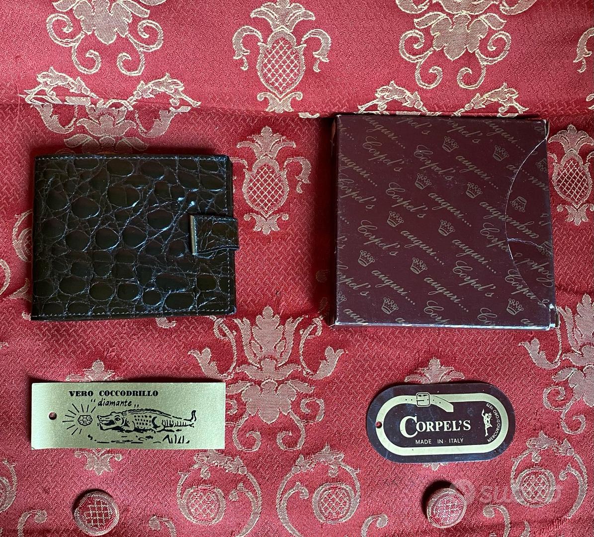 Portafoglio uomo vera pelle Corpel's made in Italy - Collezionismo In ...