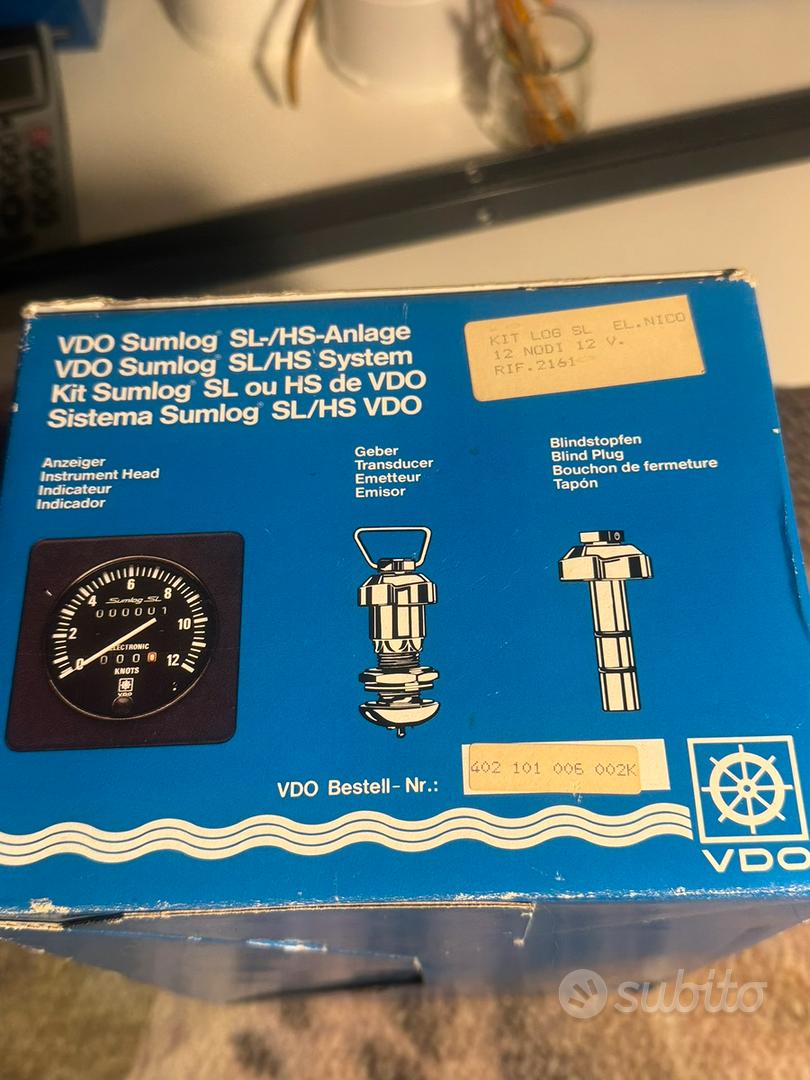 VDO Sumlog SL/HS 12 nodi 12 V Kit completo NUOVO - Nautica In vendita a ...