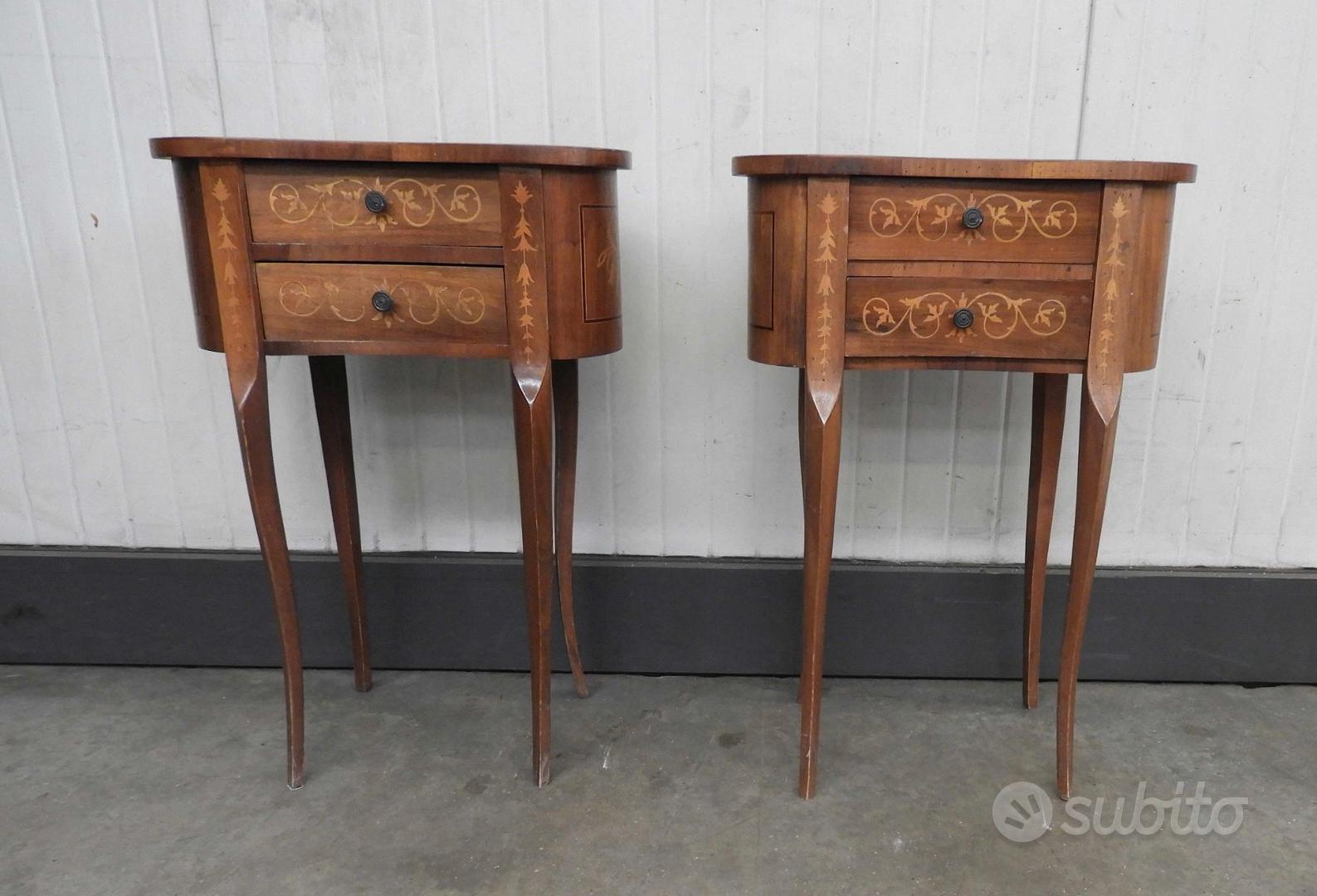 Subito - Cose vecchie di Melfer Srl - Coppia di comodini intarsiati ...