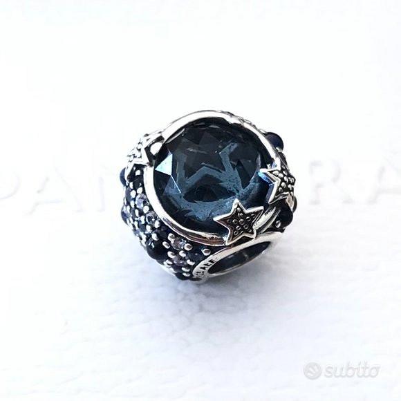 PANDORA Charm Charm Stelle scintillanti blu - Abbigliamento e Accessori ...