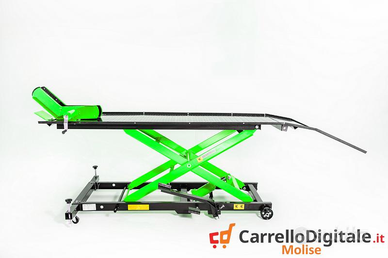 Ponte moto sollevatore con pompa a pedale VERDE - Accessori Moto In ...