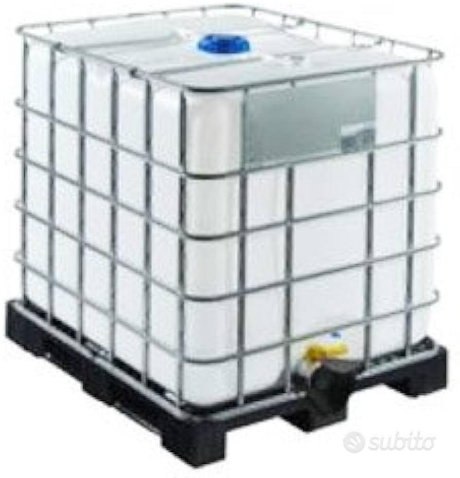 Cisterna plastica alimentare da 1000 litri - Giardino e Fai da te In ...