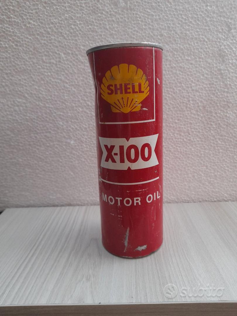 Lattina olio motore Shell X 100 Motor Oil - Collezionismo In vendita a Como