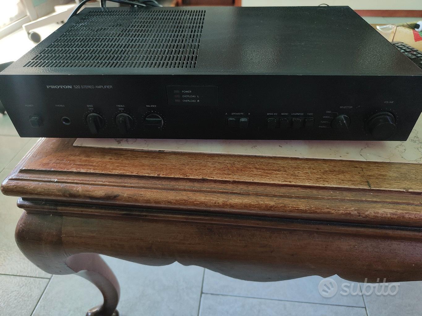 Amplificatore vintage stereo Proton 520 - Audio/Video In vendita a Lodi