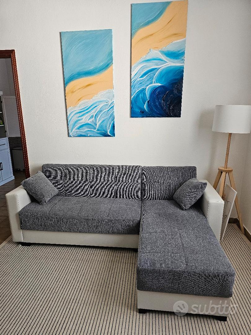 Divano - letto tre posti con penisola come nuovo. - Arredamento e ...