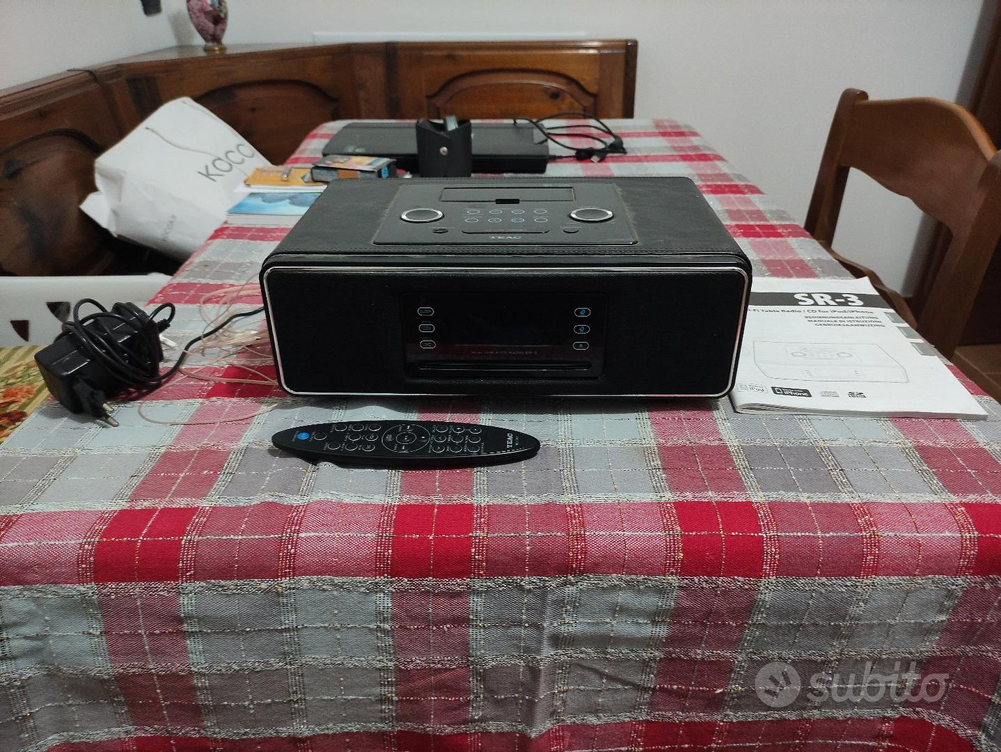 Sistema audio compatto da tavolo Radio Hi-Fi TEAC - Audio/Video In ...