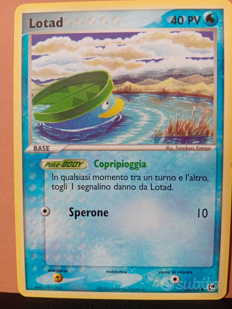 Carta Pokemon Lotad n.66 - Collezionismo In vendita a Reggio Emilia