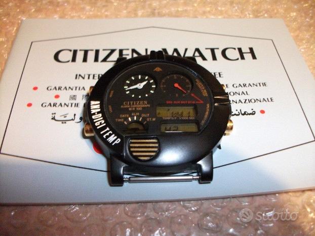 Citizen vintage 8982 Ana-digi-temp rare nos - Abbigliamento e Accessori ...