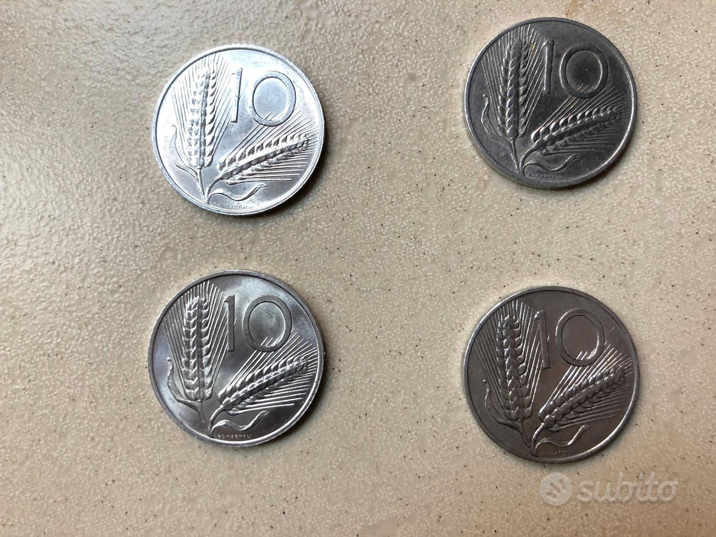 Monete 10 Lire Spiga dal 1967 al 1970 - Collezionismo In vendita a Milano