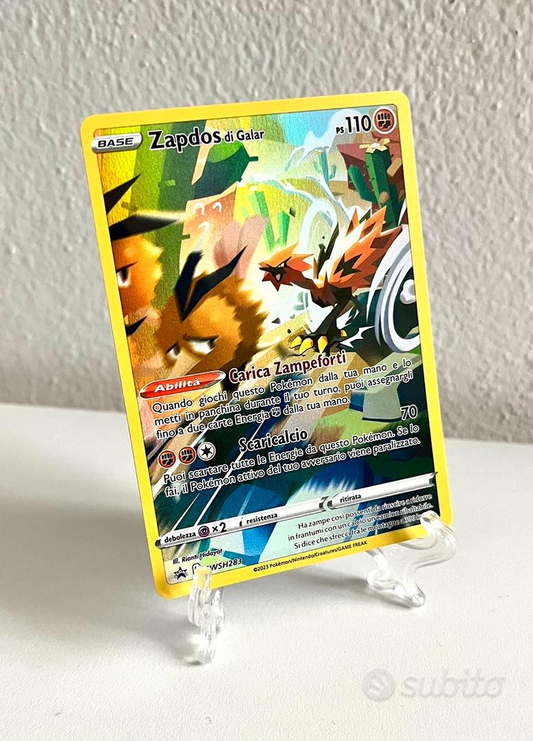 Zapdos di Galar AR SWSH283 ex Pokemon Promos - Collezionismo In vendita ...