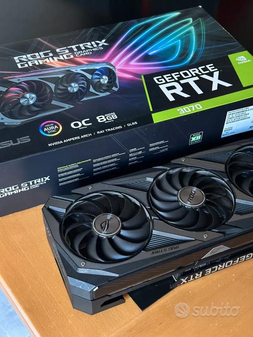 ASUS ROG Strix GeForce RTX 3070 8GB OC GDDR6X GPU - Informatica In ...