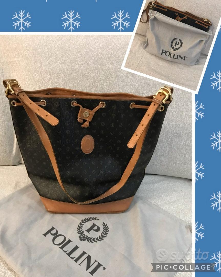 Borsa VINTAGE '90 POLLINI - Sacca con Tracolla - Abbigliamento e ...
