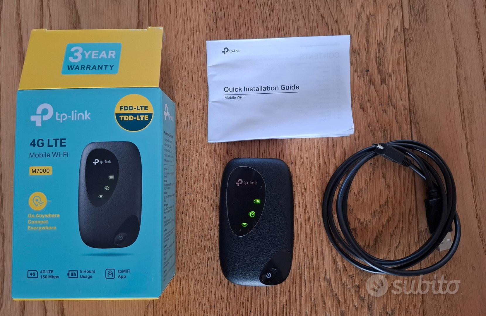 tp link m7000 saponetta 4G WiFi router con sim - Informatica In vendita a Verona