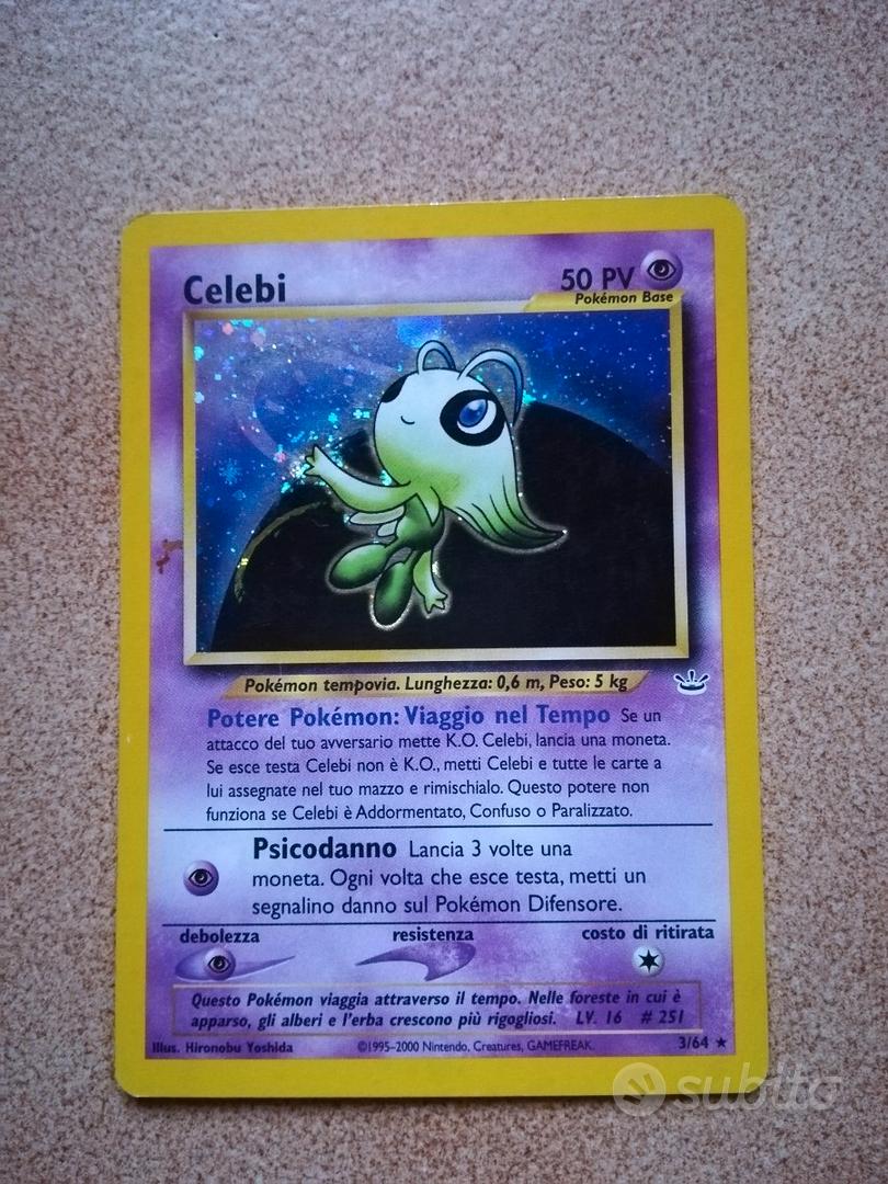 Pokemon - Celebi (Set Neo Revelation) holo ITA - Collezionismo In ...