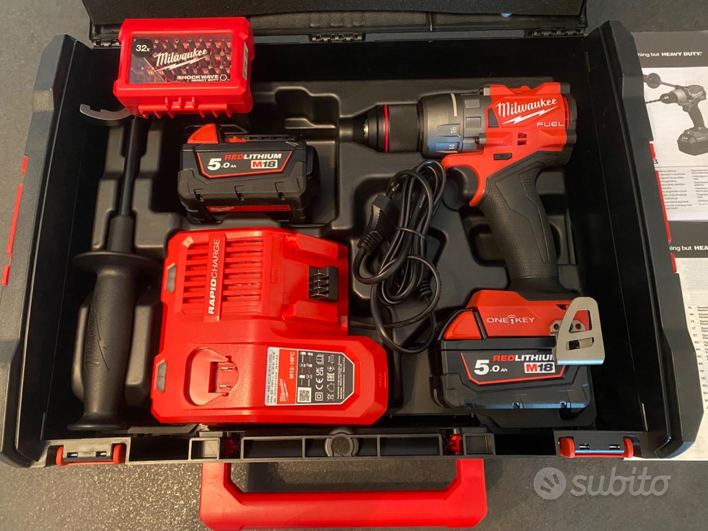 Trapano avvitatore milwaukee m18 onedd3 - Giardino e Fai da te In ...