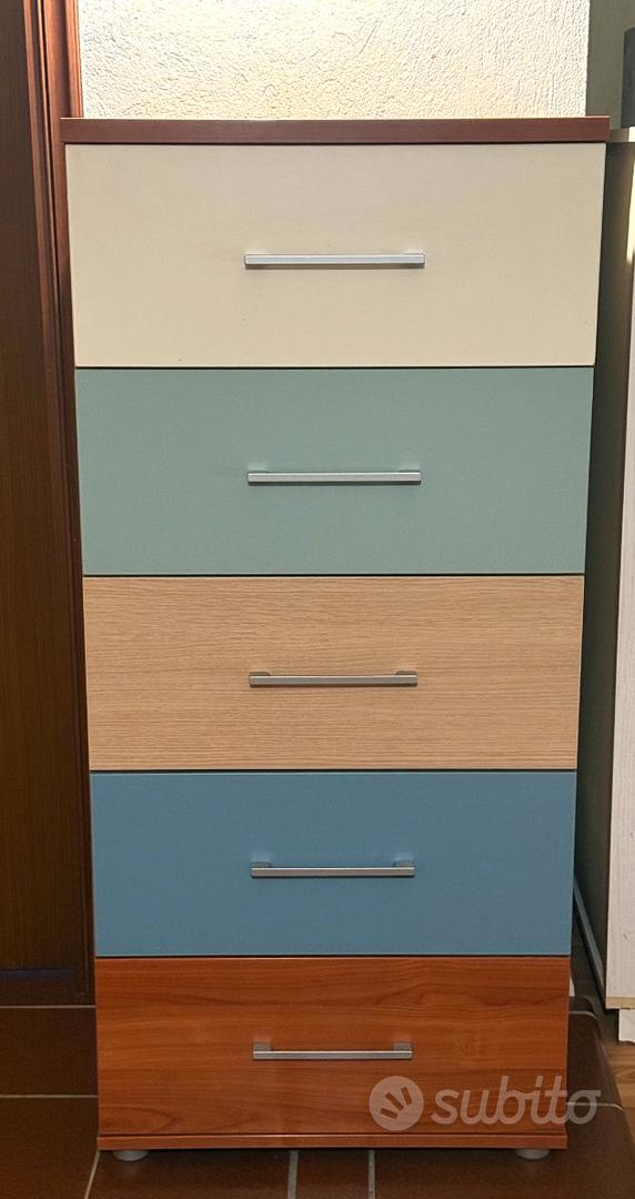 Cassettiera con Cassetti Colorati - Arredamento e Casalinghi In vendita ...