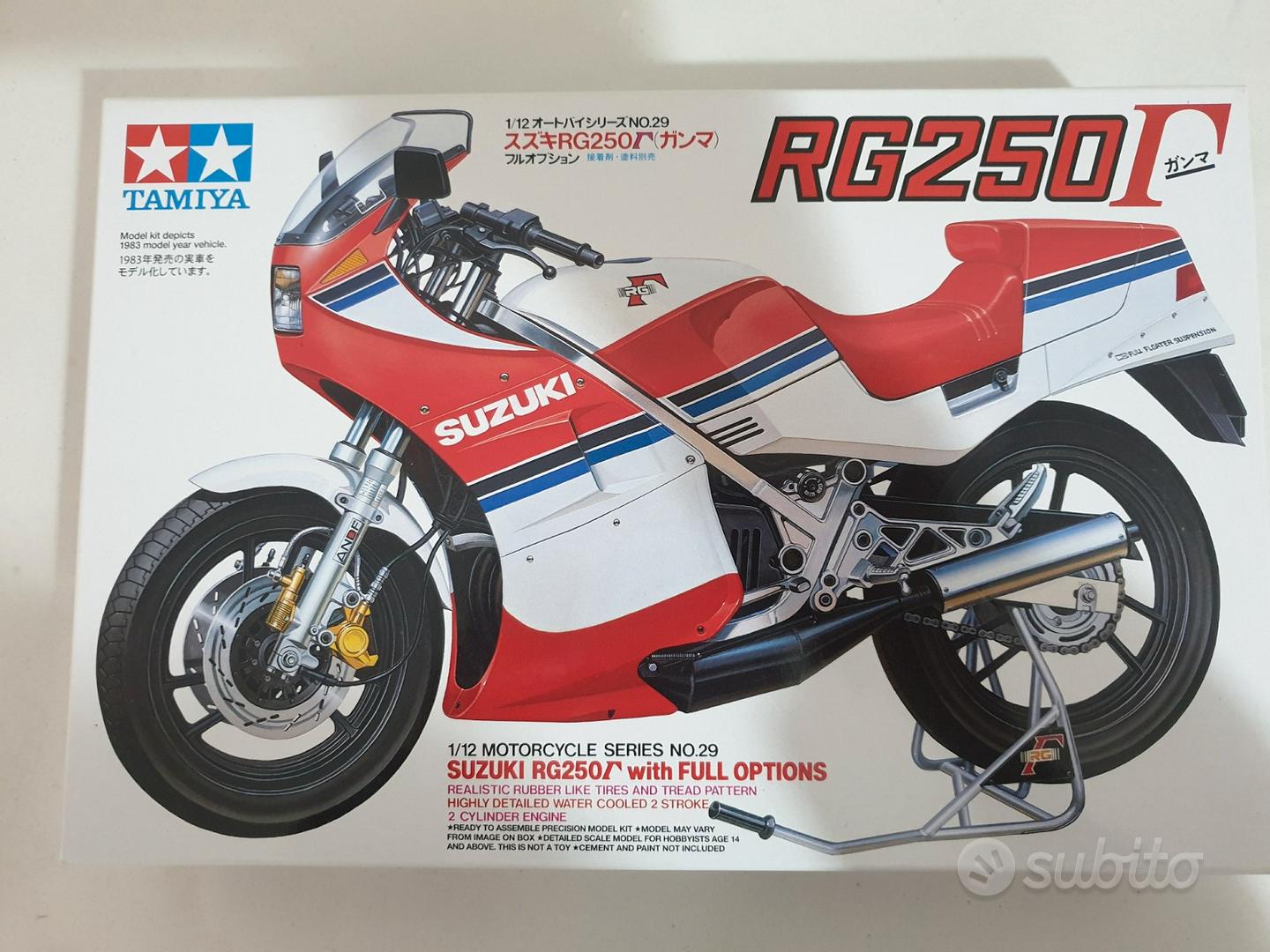 Suzuki RG 250 Gamma in scala 1.12 tamiya - Collezionismo In vendita a Napoli