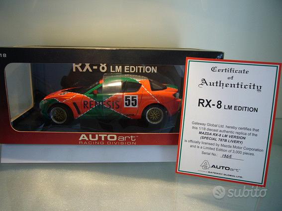 MAZDA RX8 Renesis Le Mans 1991 1:18 AUTOART - Collezionismo In vendita ...