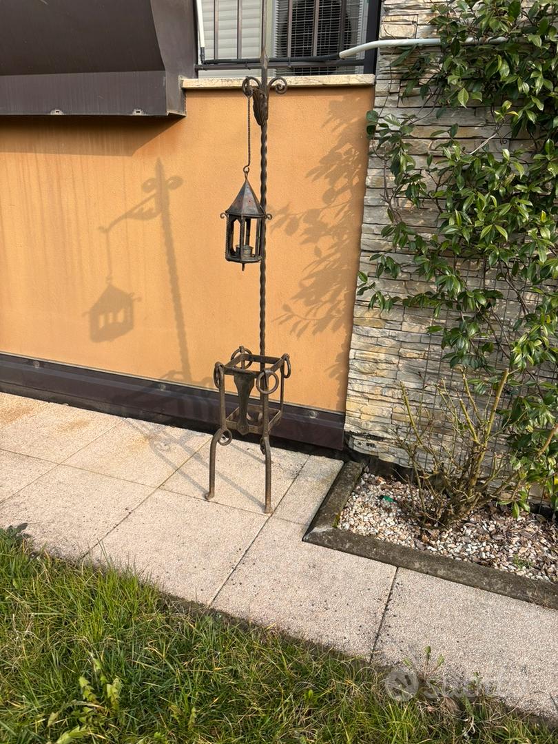 Porta lume antico in ferro - Giardino e Fai da te In vendita a Parma