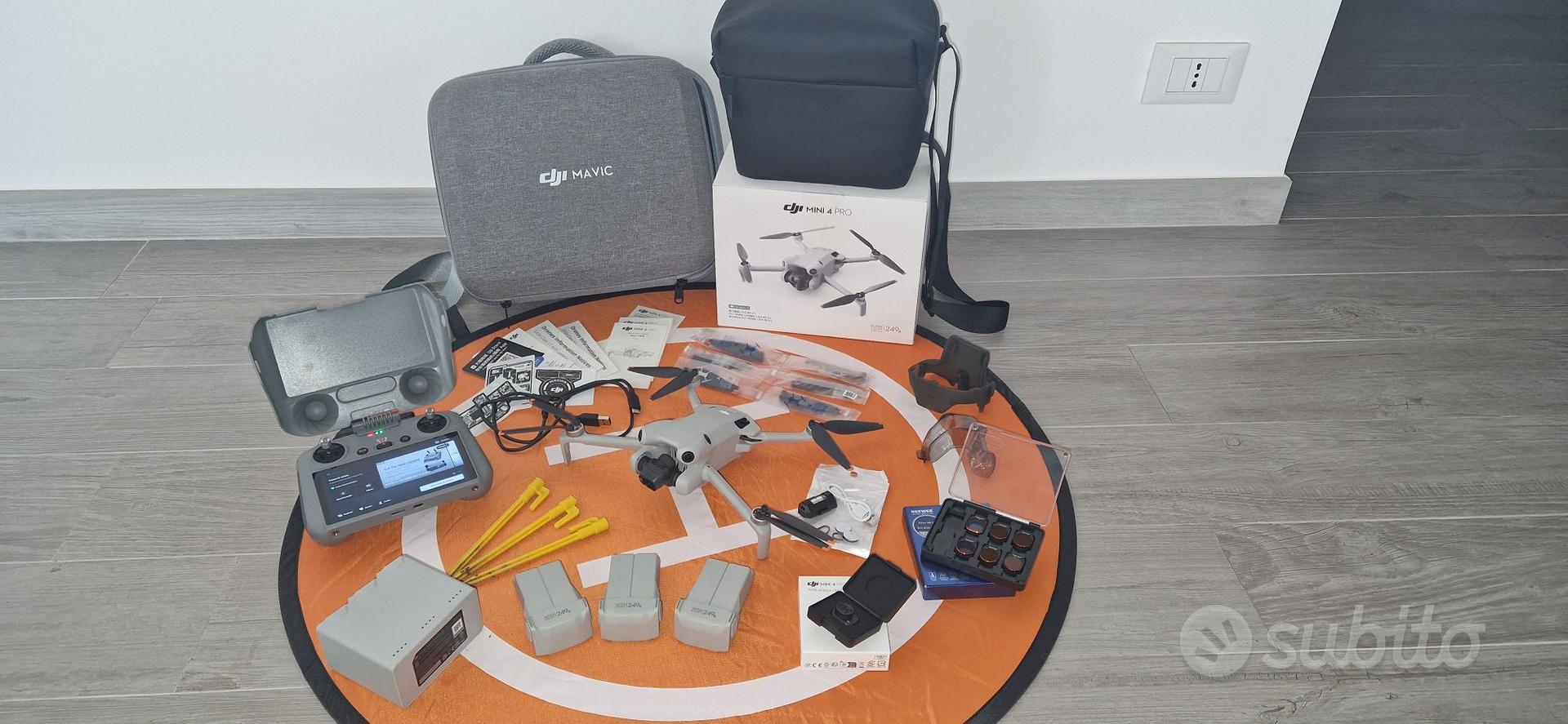 Drone DJI Mini 4Pro Fly More Combo + RC2 + MegaKit - Audio/Video In ...