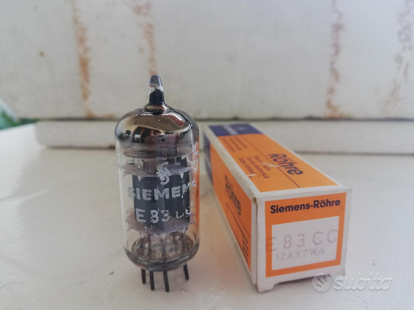 valvola SIEMENS E83CC 12AX7 WA - Audio/Video In vendita a Milano