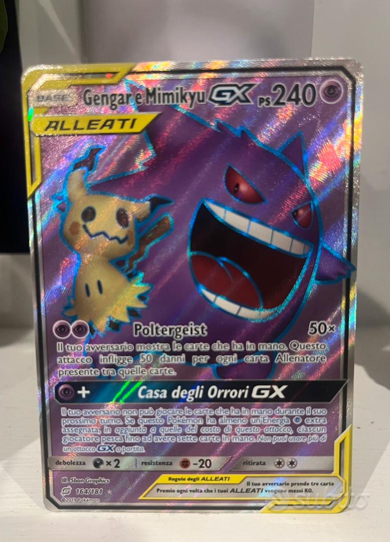 Gengar e Mimikyu Gx Alleati - Collezionismo In vendita a Roma