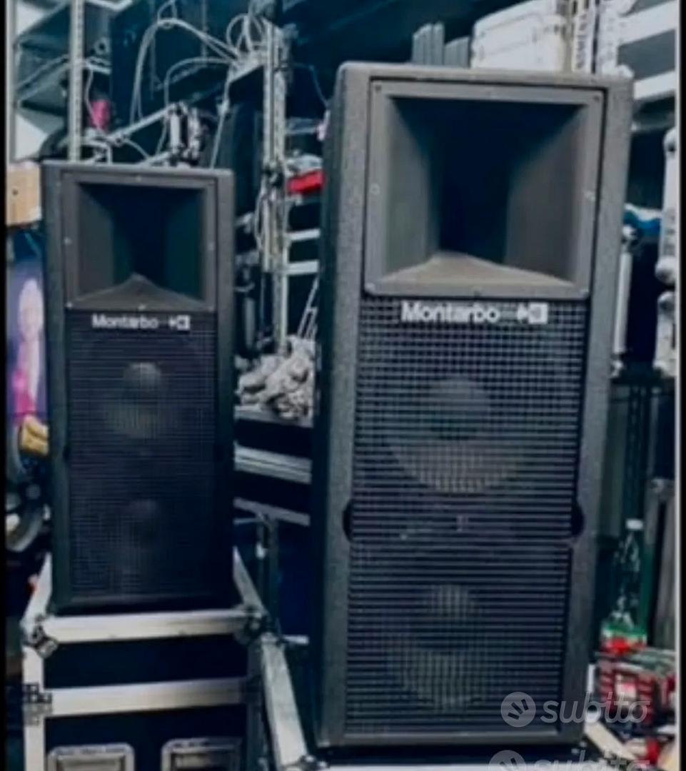 MONTARBO W22a dj set live rcf fbt otline bose - Audio/Video In vendita ...