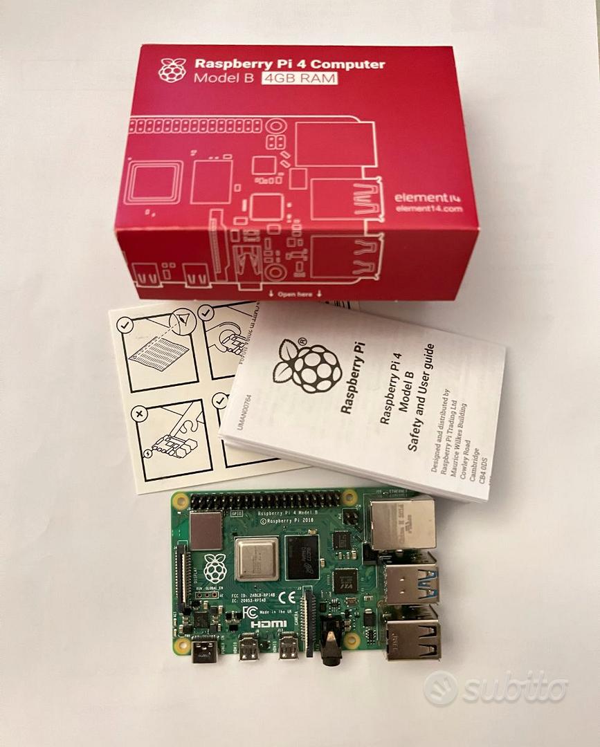 Kit Completo Raspberry Pi4 Model B 4Gb + 32Gb sd - Informatica In vendita a Udine