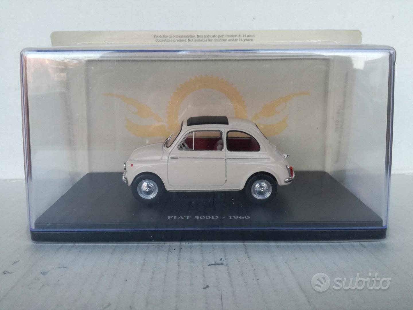 Modello auto fiat 500 del 1960 in teca no burago - Collezionismo In ...